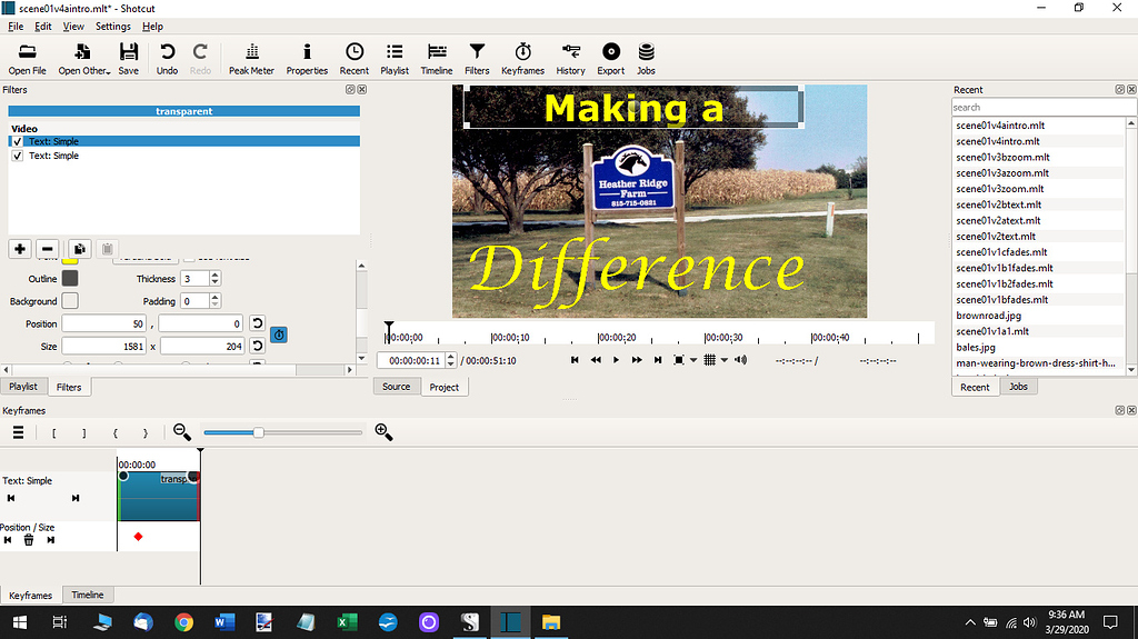 Stopwatch icon is missing in keyframe track - Help/How To - Shotcut Forum