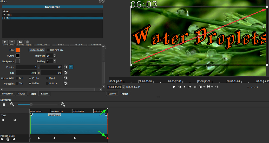 Text Resizing Growshrink Is Not Smooth Helphow To Shotcut Forum 