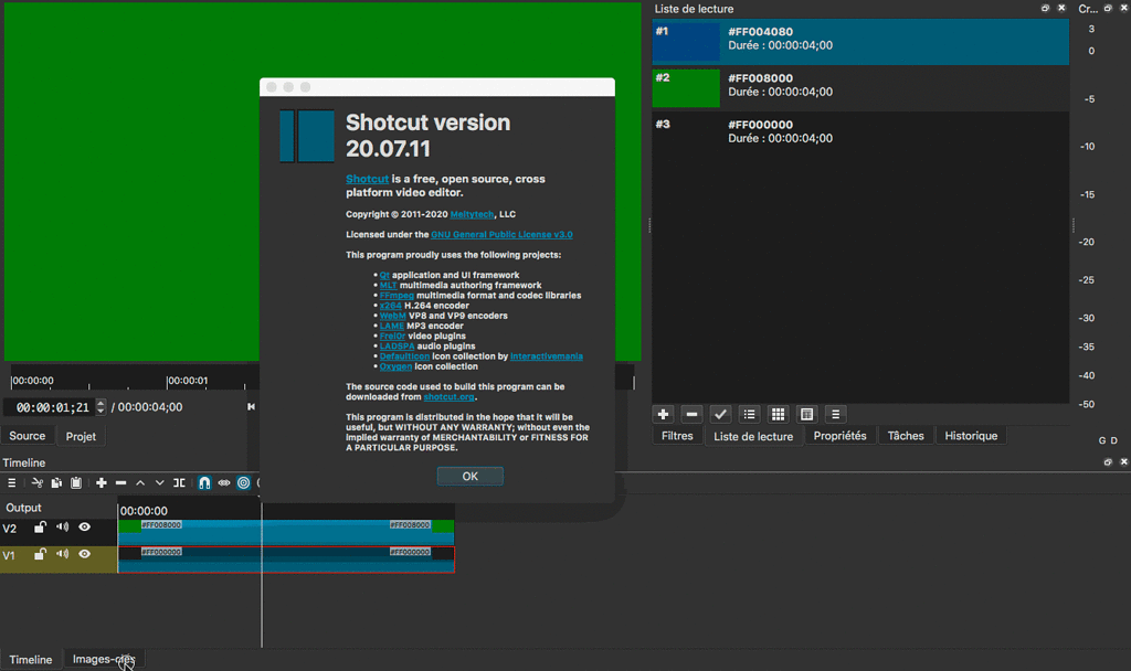 Displaying the selection of the timeline - Bug - Shotcut Forum