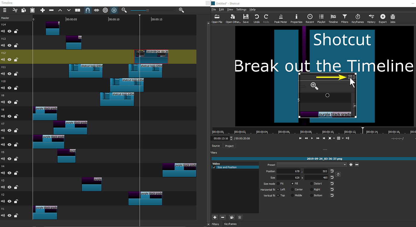 How to see all timeline layers in ShotCut? - Help/How To - Shotcut Forum