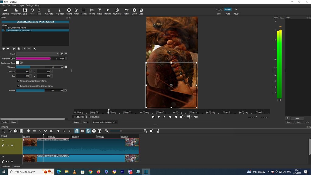 Audio Waveform Visualization Not Showing Helphow To Shotcut Forum
