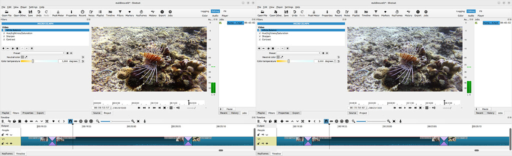 Filters not applied to the entire clip - Help/How To - Shotcut Forum