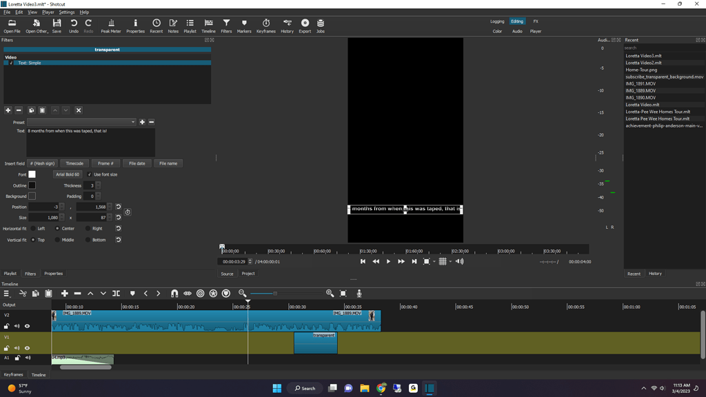 Text not visible - Help/How To - Shotcut Forum