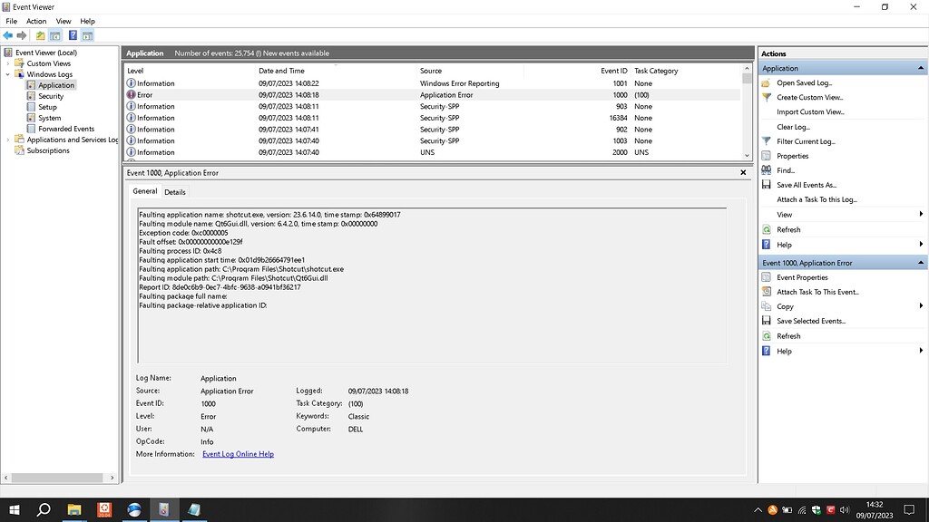 [Solved] Laptop Updated (W10) but now Shotcut fails to load due to Qt6Gui.dll - Help/How To ...