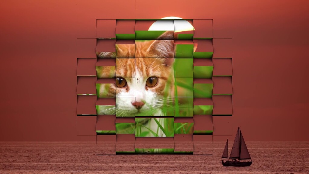 How S About This For A Nice Cube Transition Tutorial Shotcut Forum