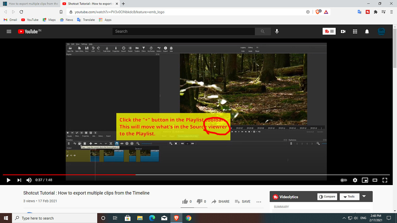 How to export multiple clips from the Timeline - Tutorial - Shotcut Forum