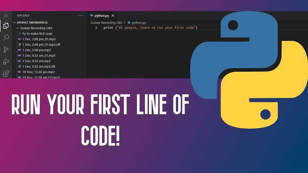 My first VS code tutorial - Made with Shotcut - Shotcut Forum
