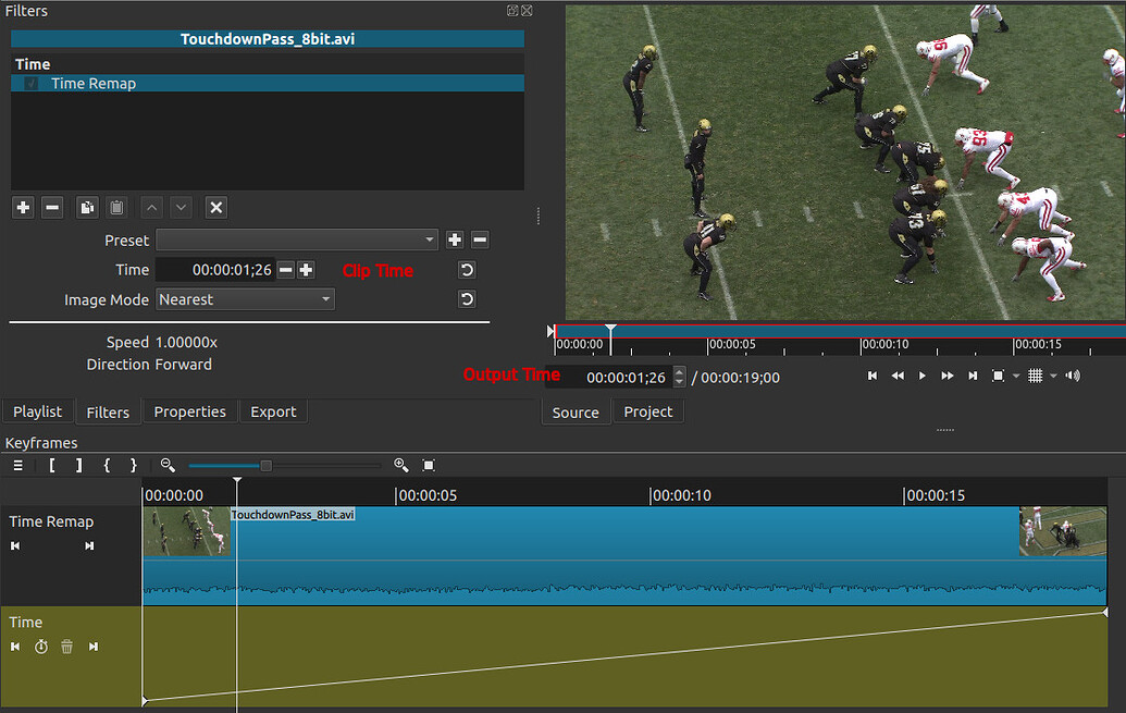 Time Remap Filter - Documentation - English - Shotcut Forum