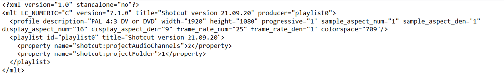 Blank/empty .mlt file - Help/How To - Shotcut Forum