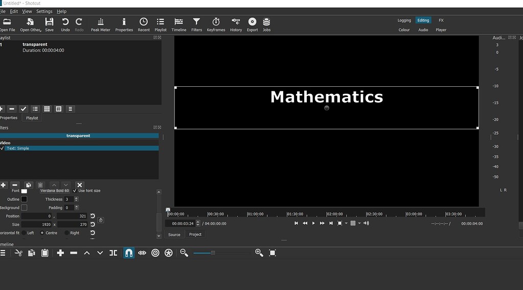 Opening MLT file 'upsets' Text - Help/How To - Shotcut Forum