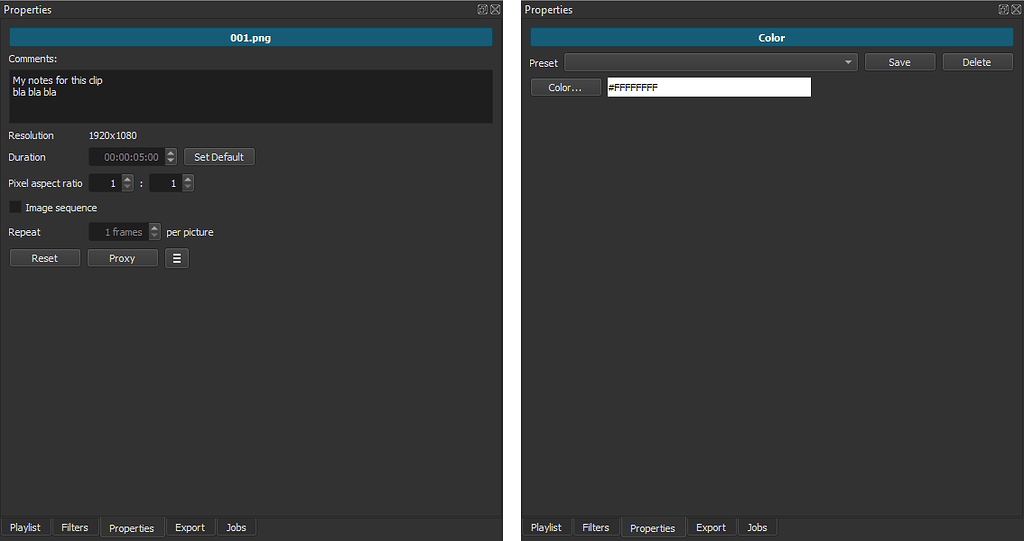 Clips comments box - Suggestion - Shotcut Forum