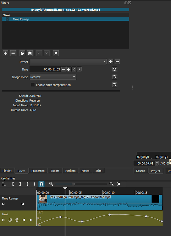 Video speed and keyframes - Suggestion - Shotcut Forum