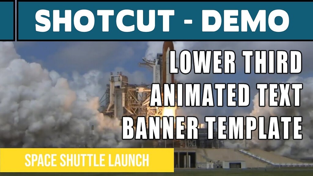 Animated lower third text banner - Resources - Shotcut Forum