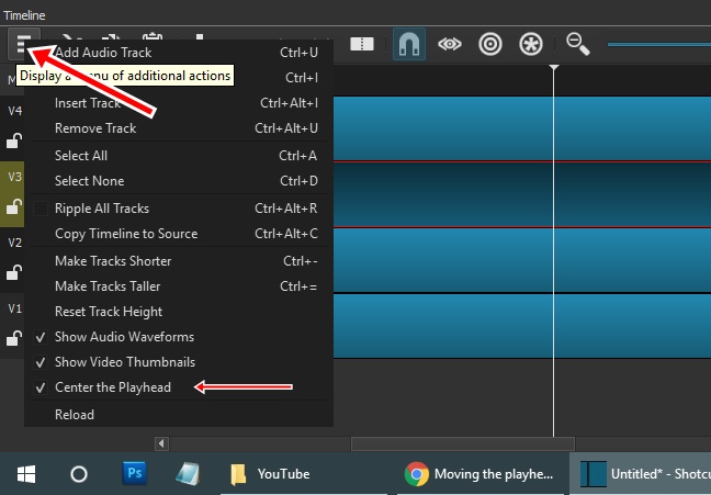 Moving the playhead also moves the video - Help/How To - Shotcut Forum