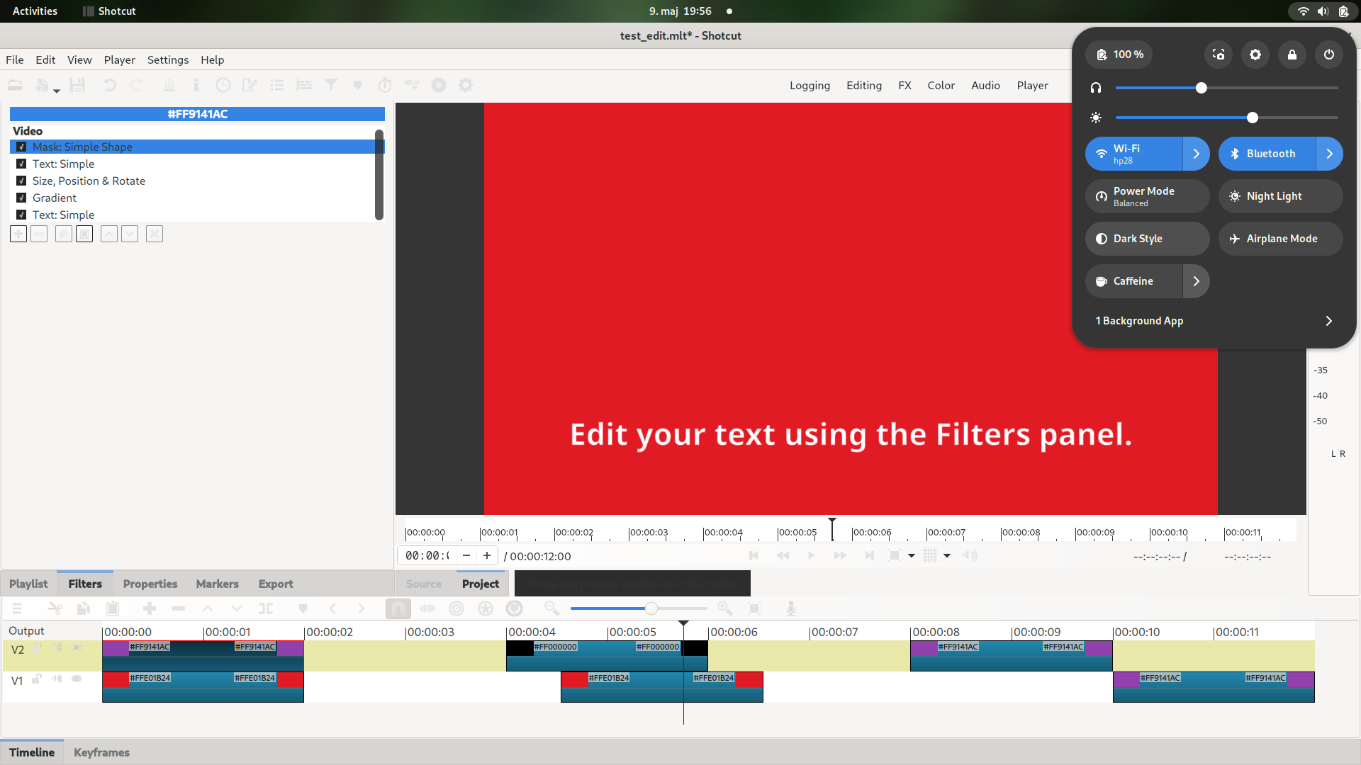Dark Theme Not Working As It Should On Linux Helphow To Shotcut Forum