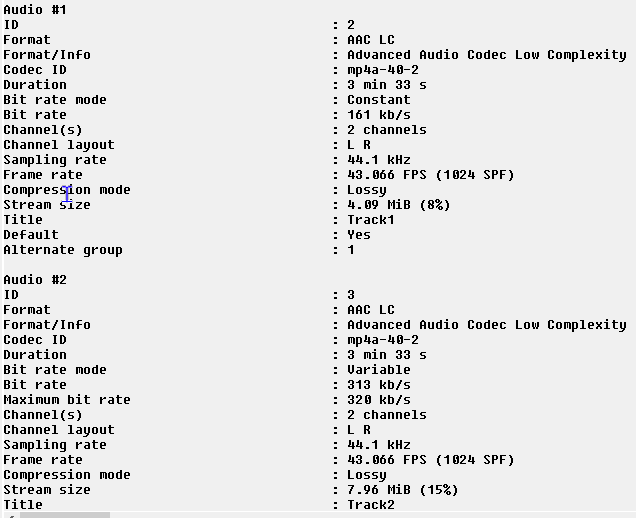 About half of my recorded 2-audio-channel video files are "unseekable ...